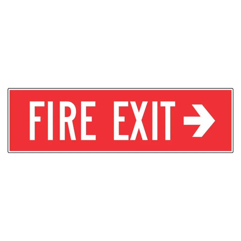 Fire Sign - Fire Exit Right – Pro Safety Signs