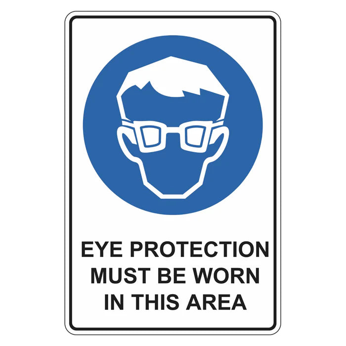 Mandatory Sign - Eye Protection Must Be Worn In This Area – Pro Safety ...
